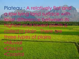 Major land forms Of the Earth | PPTX