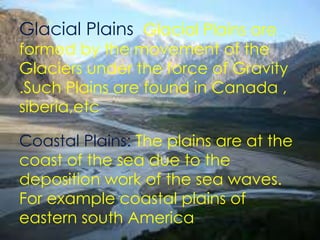 Major land forms Of the Earth | PPTX