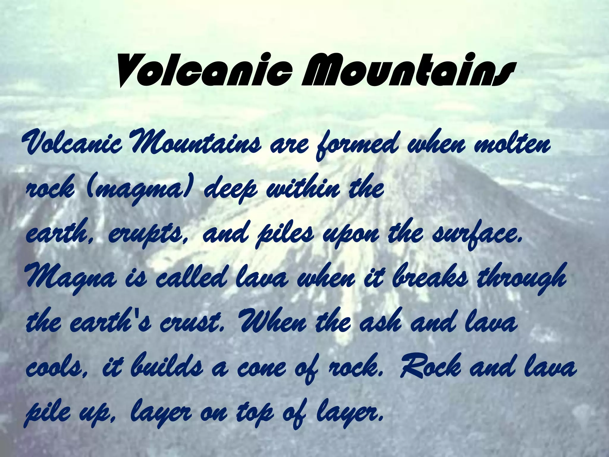 Major land forms of the earth | PPTX