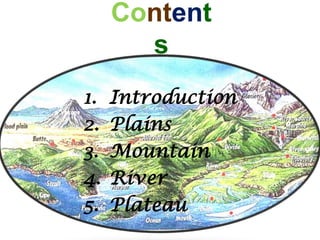 Major land forms of the earth | PPTX