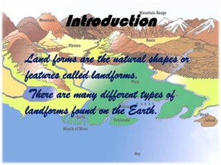 Major land forms of the earth | PPTX