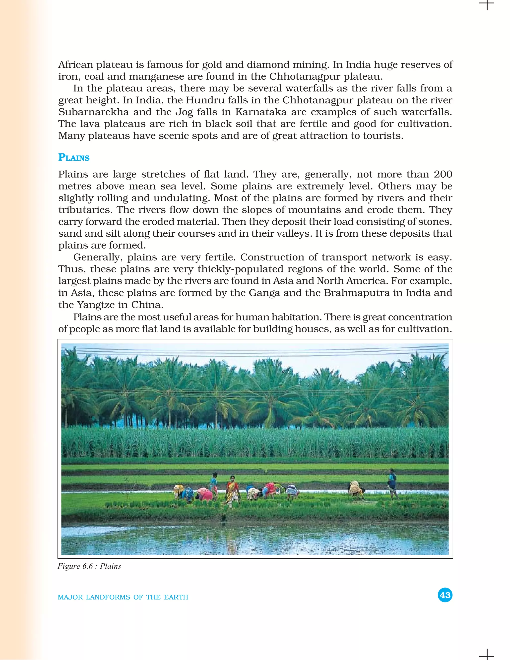 Major landforms of the earth | PDF
