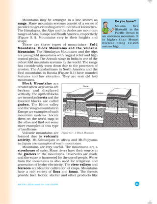 Major landforms of the earth | PDF