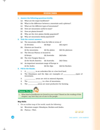 Major landforms of the earth | PDF