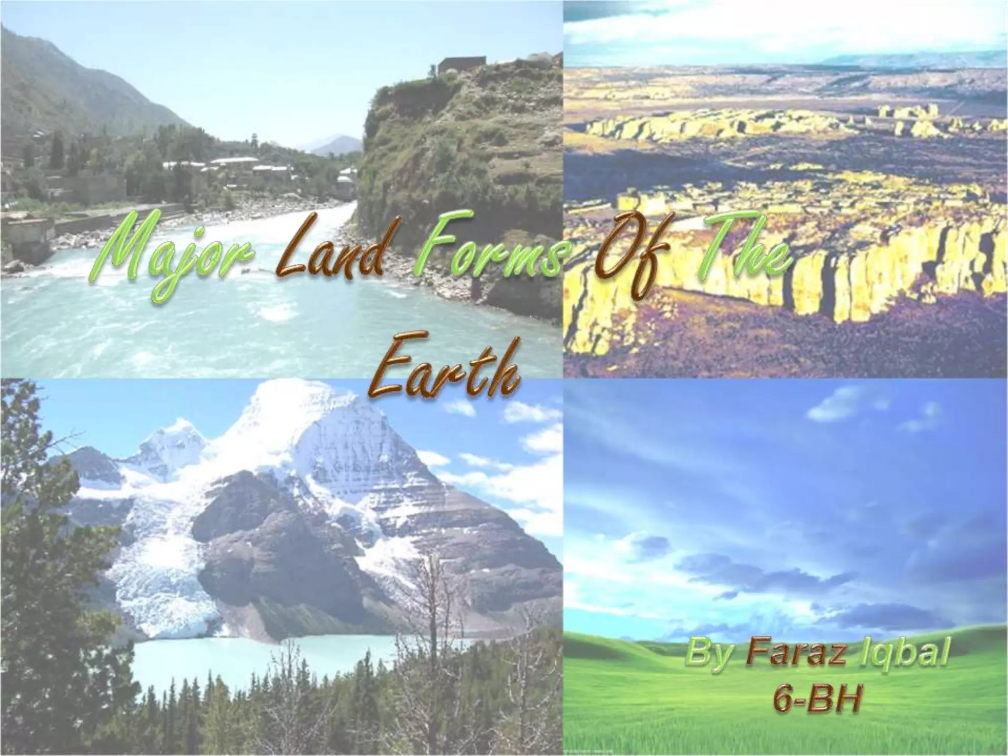 Major landforms of the earth | PPTX