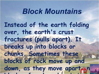 Major landforms of the earth | PPTX