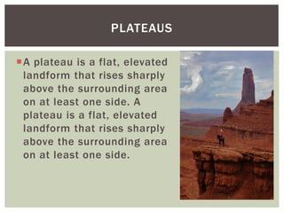 Major landforms of the earth | PPTX