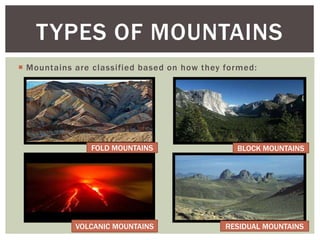Major landforms of the earth | PPTX