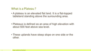 Major landforms of the earth | PPTX