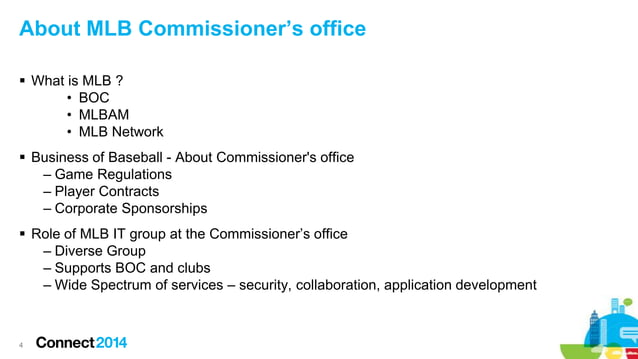Major League Baseball - Fostering a Collaborative Approach to Conduct ...