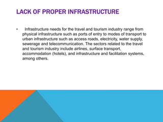 Major marketing challenges involved in inbound international tourism to ...