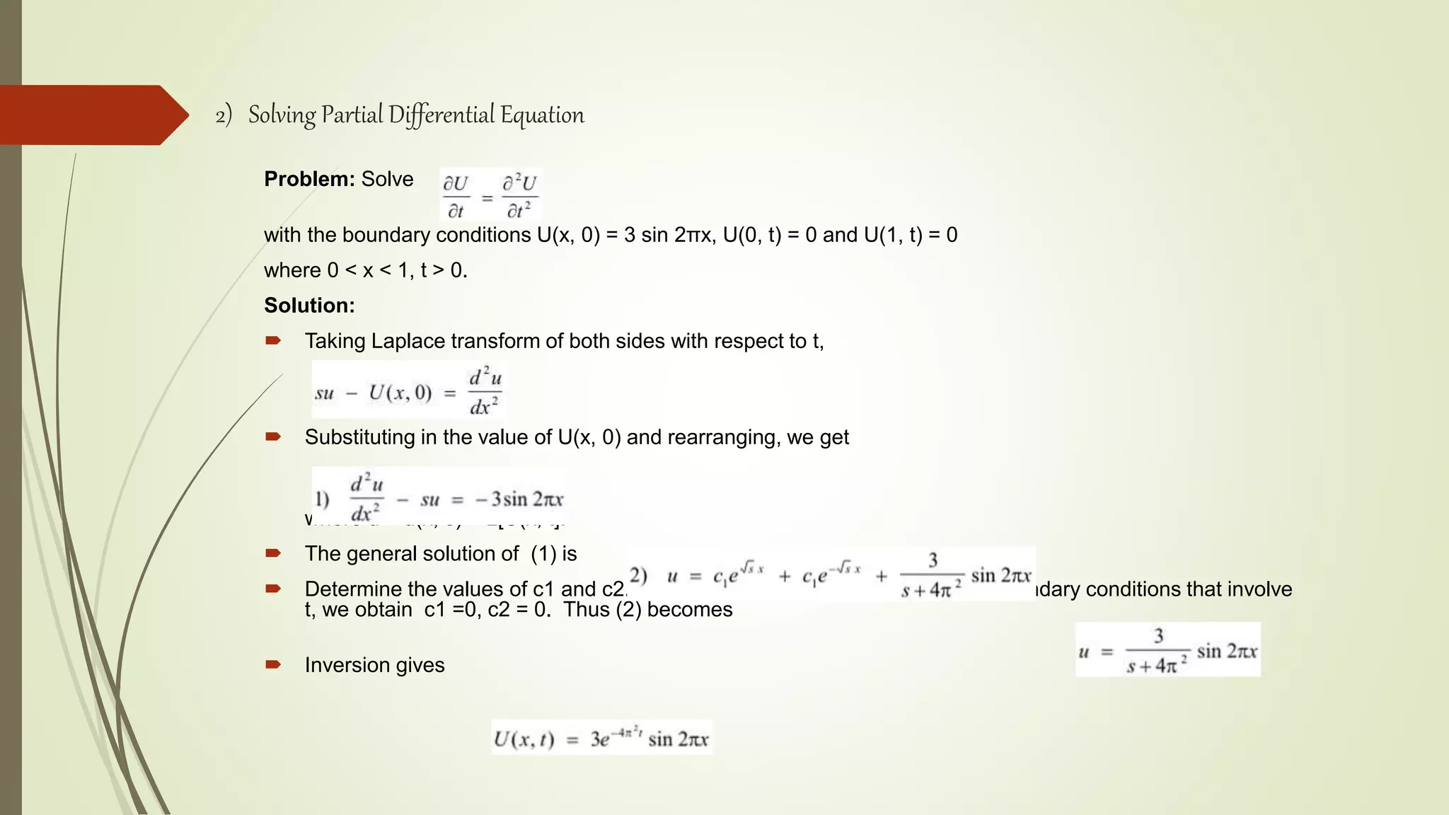 Applications of algebra and calculus | PPTX