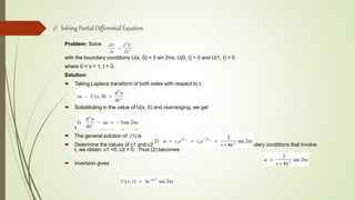 Applications of algebra and calculus | PPTX