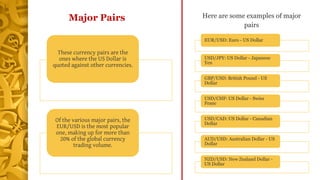 Major, Minor and Exotic Forex Trading Currency Pairs | PDF