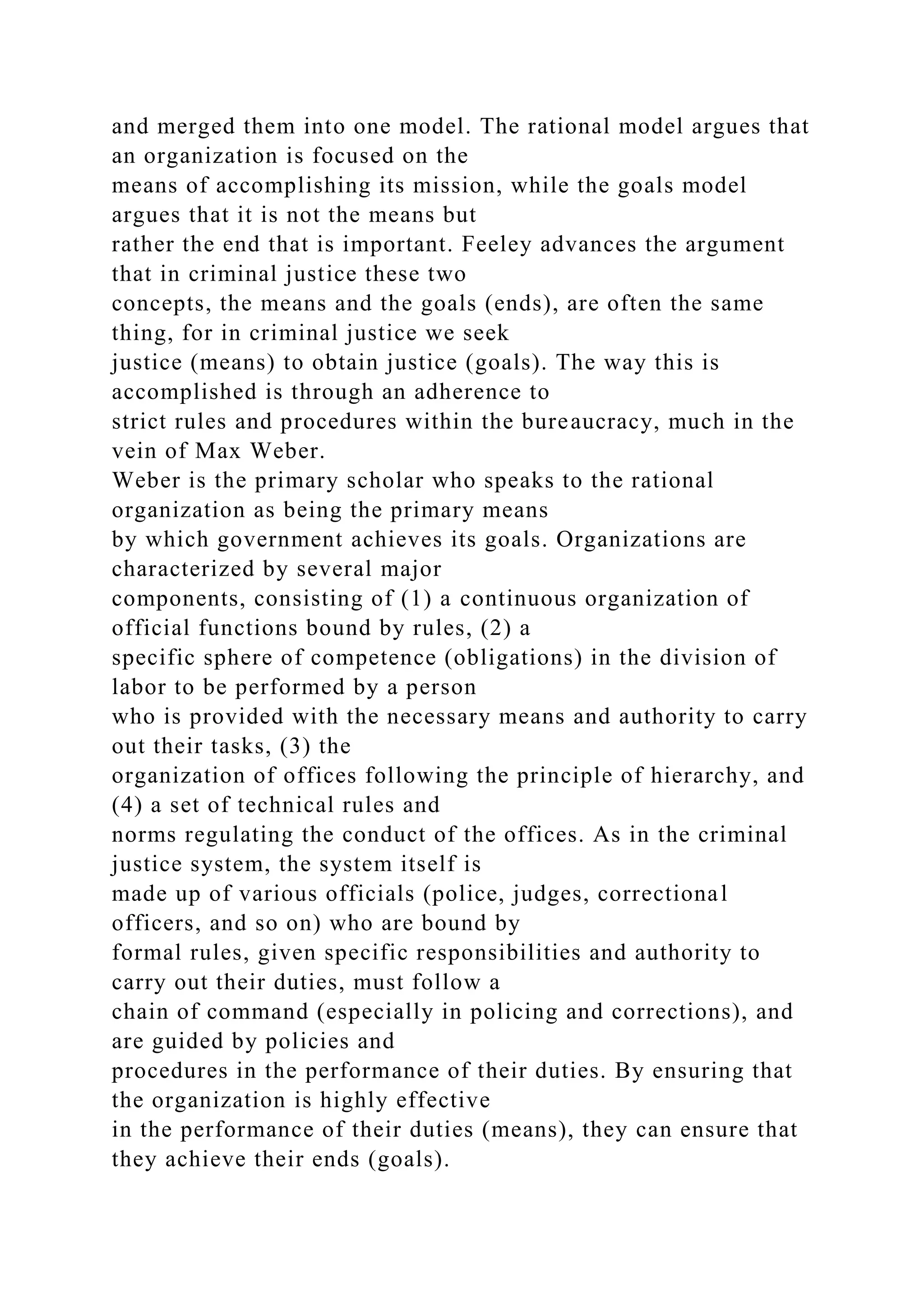 Major Models of the Criminal Justice SystemPacker’s ModelsThe .docx