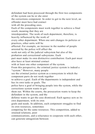 Major Models of the Criminal Justice SystemPacker’s ModelsThe .docx