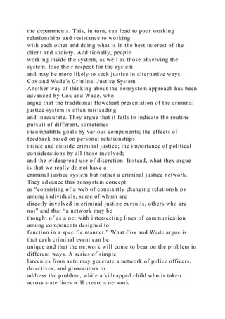 Major Models of the Criminal Justice SystemPacker’s ModelsThe .docx