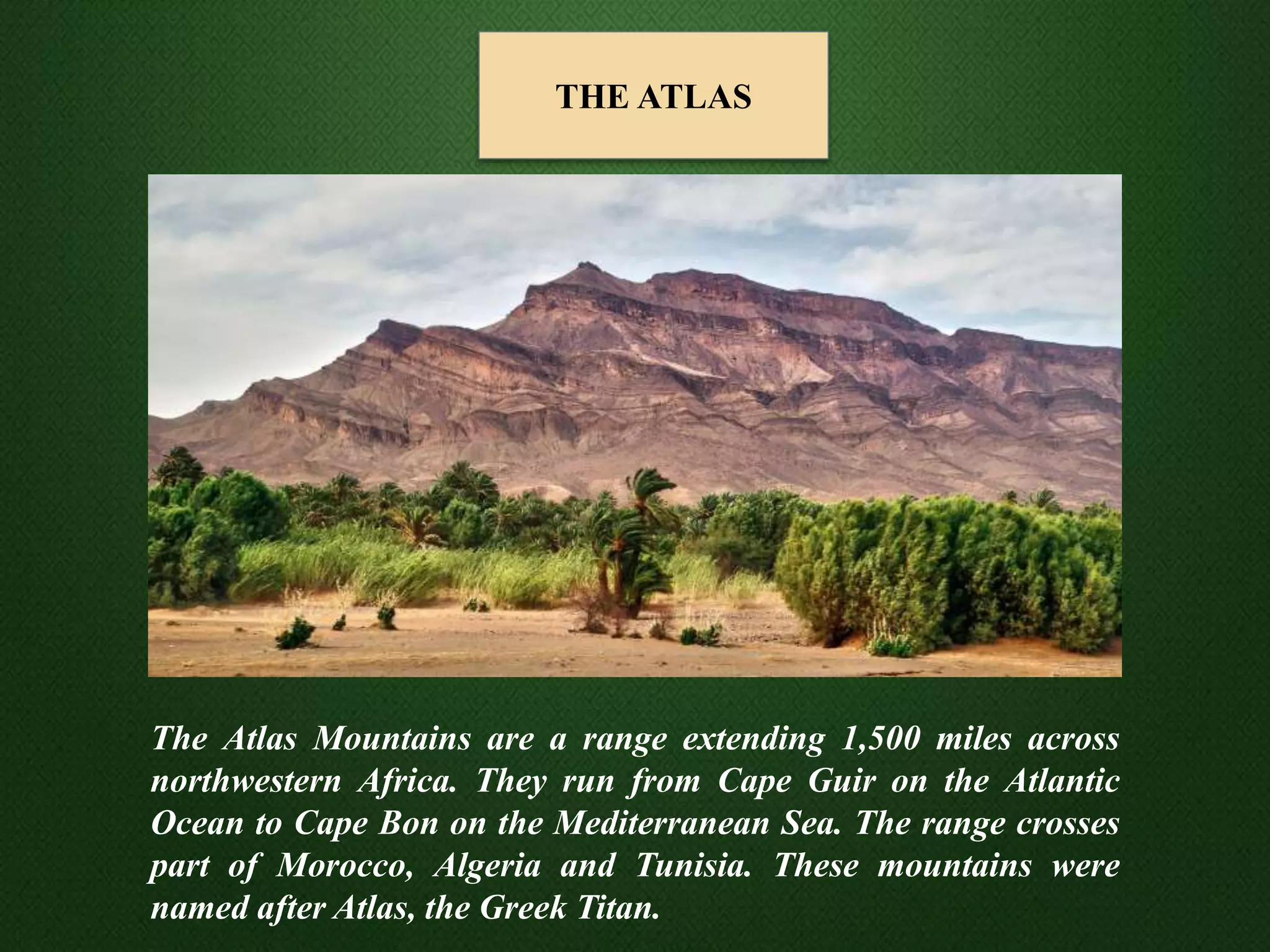 Major mountain ranges of the world | PPTX