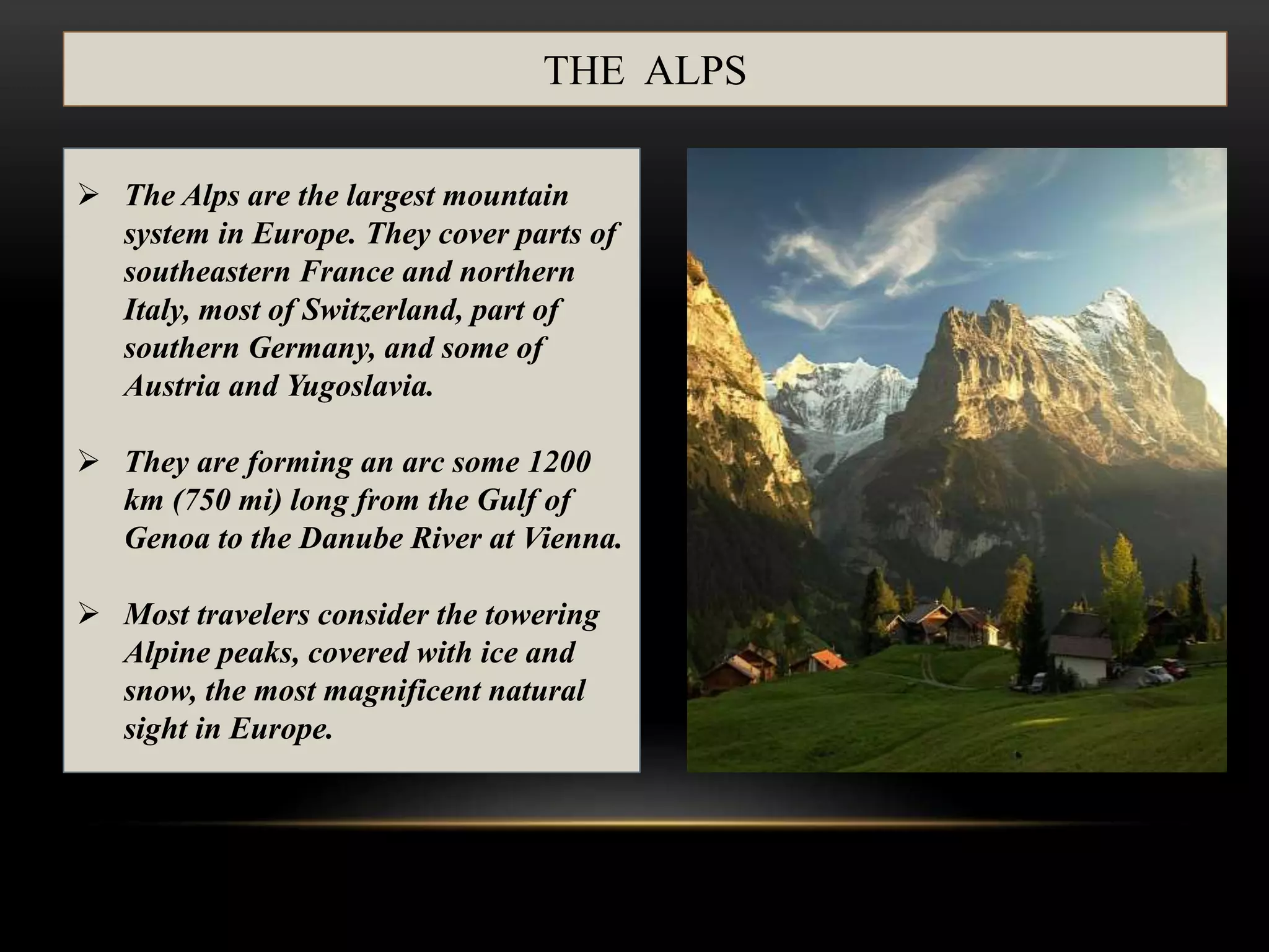 Major mountain ranges of the world | PPTX