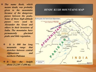 Elburz Mountains World Map