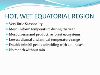 Major natural regions of the world. | PPTX