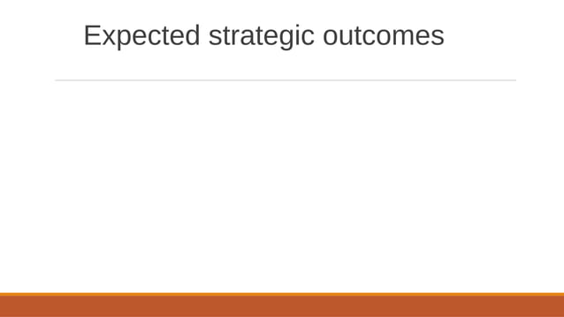 Major od interventions and their expected strategic outcomes | PPT