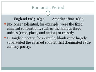 Major periods of_english__american_literature | PPT