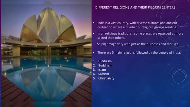 Major pilgrim centers of india | PPTX