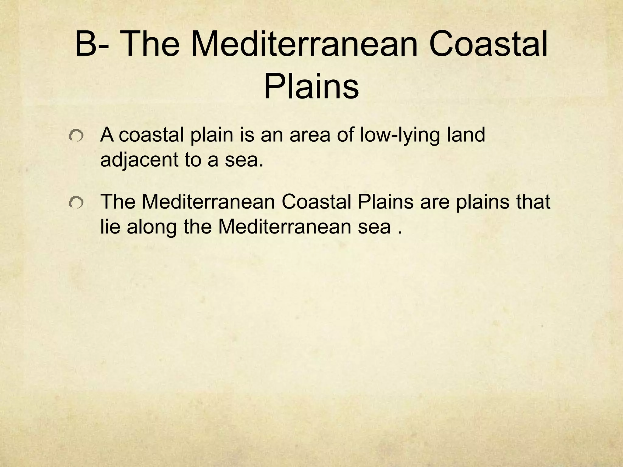 Major plains in the arab world | PPTX