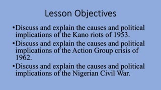Major Political Crises in the Development of Nigeria.pptx