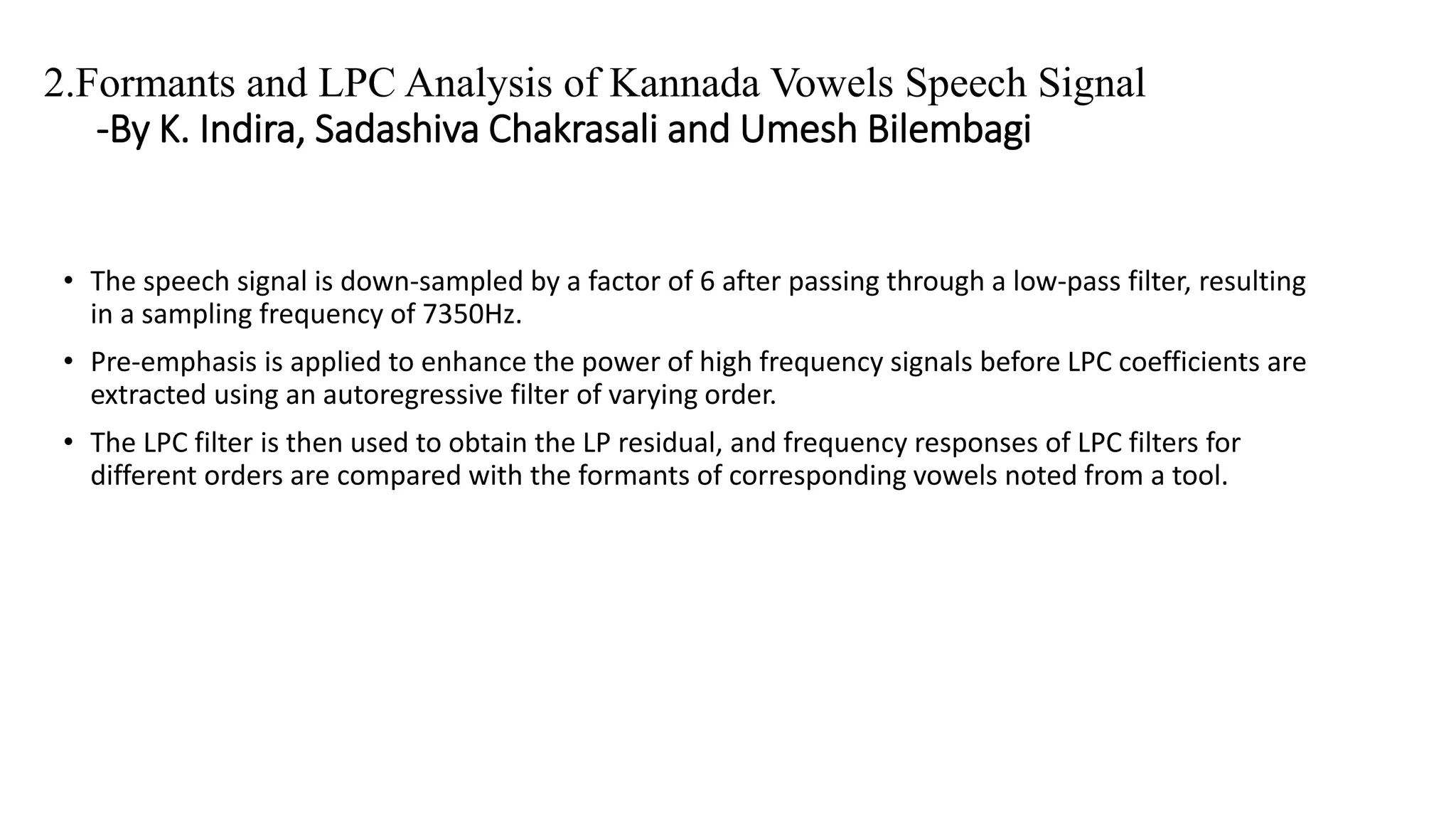 Powerpoint On Linear Predictive Codingpptx Digital Audio Computer Software And Applications
