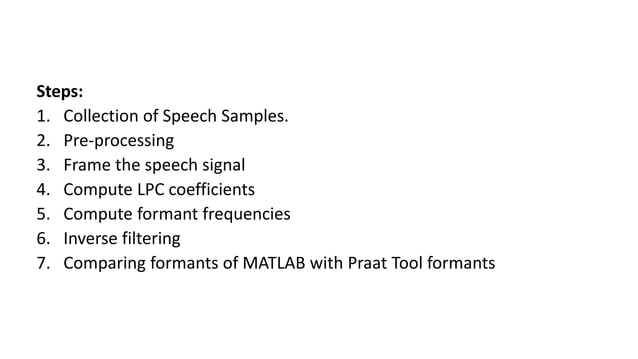 Powerpoint On Linear Predictive Codingpptx Digital Audio Computer Software And Applications