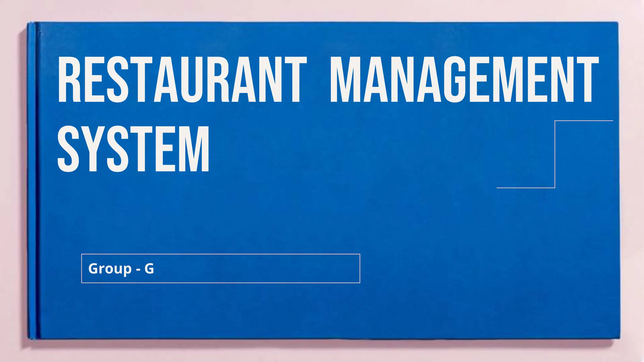 Restaurant Management system Project | PPT Restaurant Management system Project | PPT
