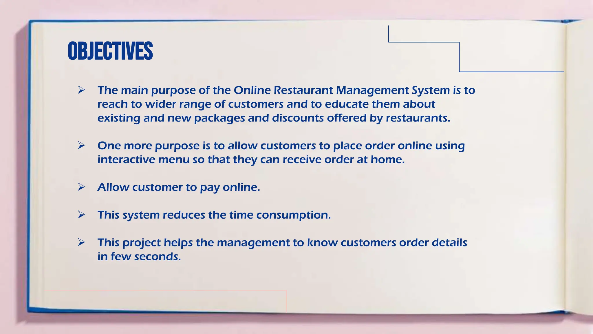 Restaurant Management system Project | PPTX Restaurant Management system Project | PPTX