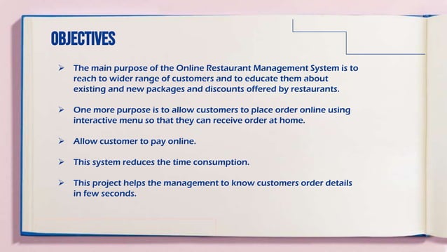 Restaurant Management system Project | PPTX | Food Industry | Industries