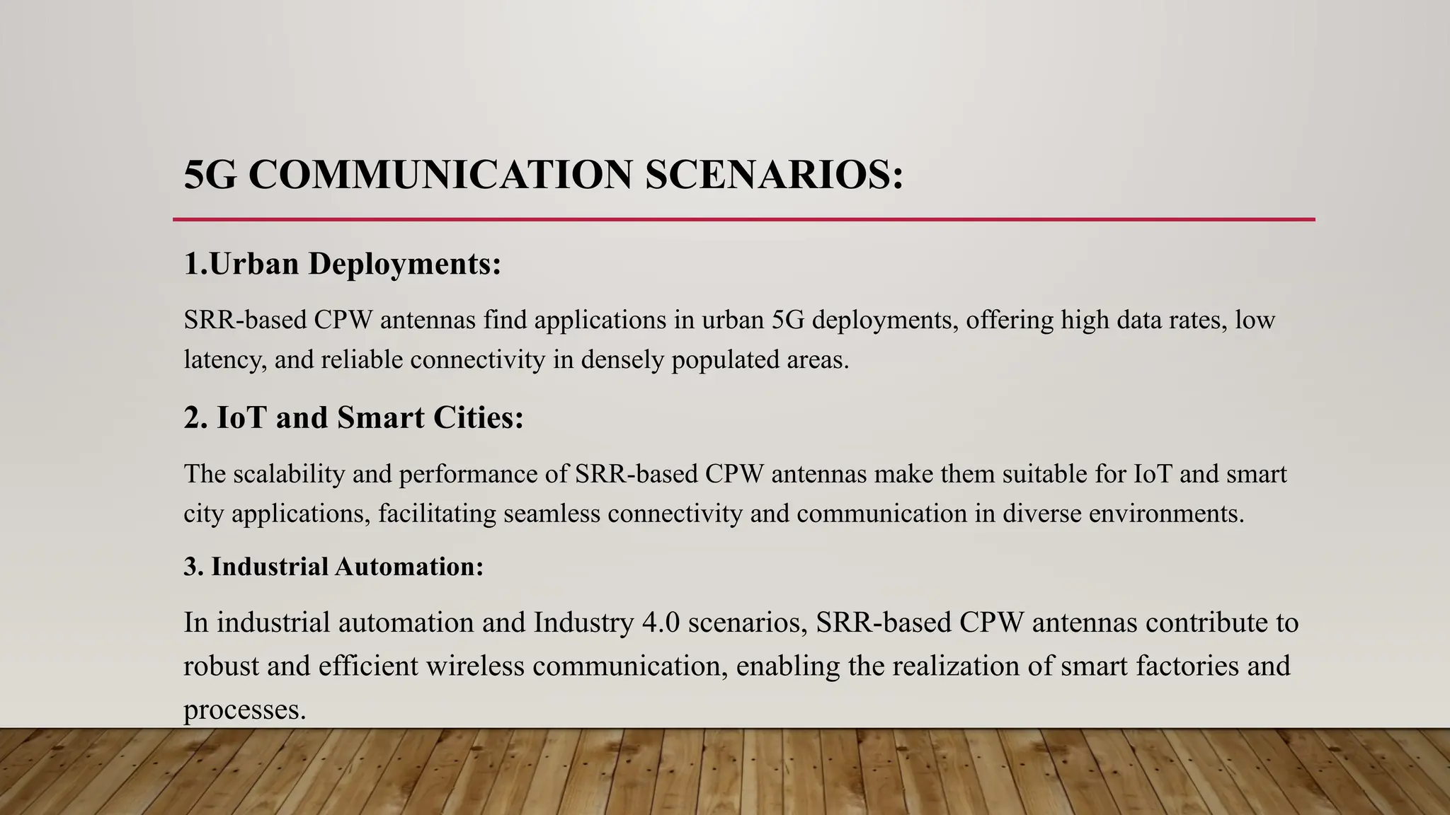 A high performance split ring resonator based CPW antenna for 5G .pptx