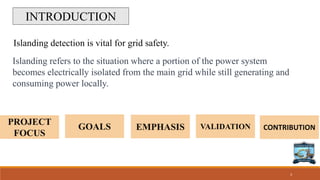 Islanding detection using DWT and ANN.pptx | Computer Networking | Computing