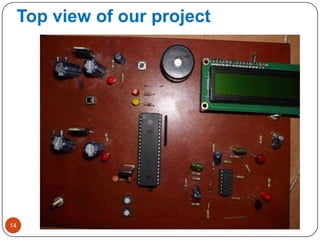 Heart beat monitor using AT89S52 microcontroller | PPTX