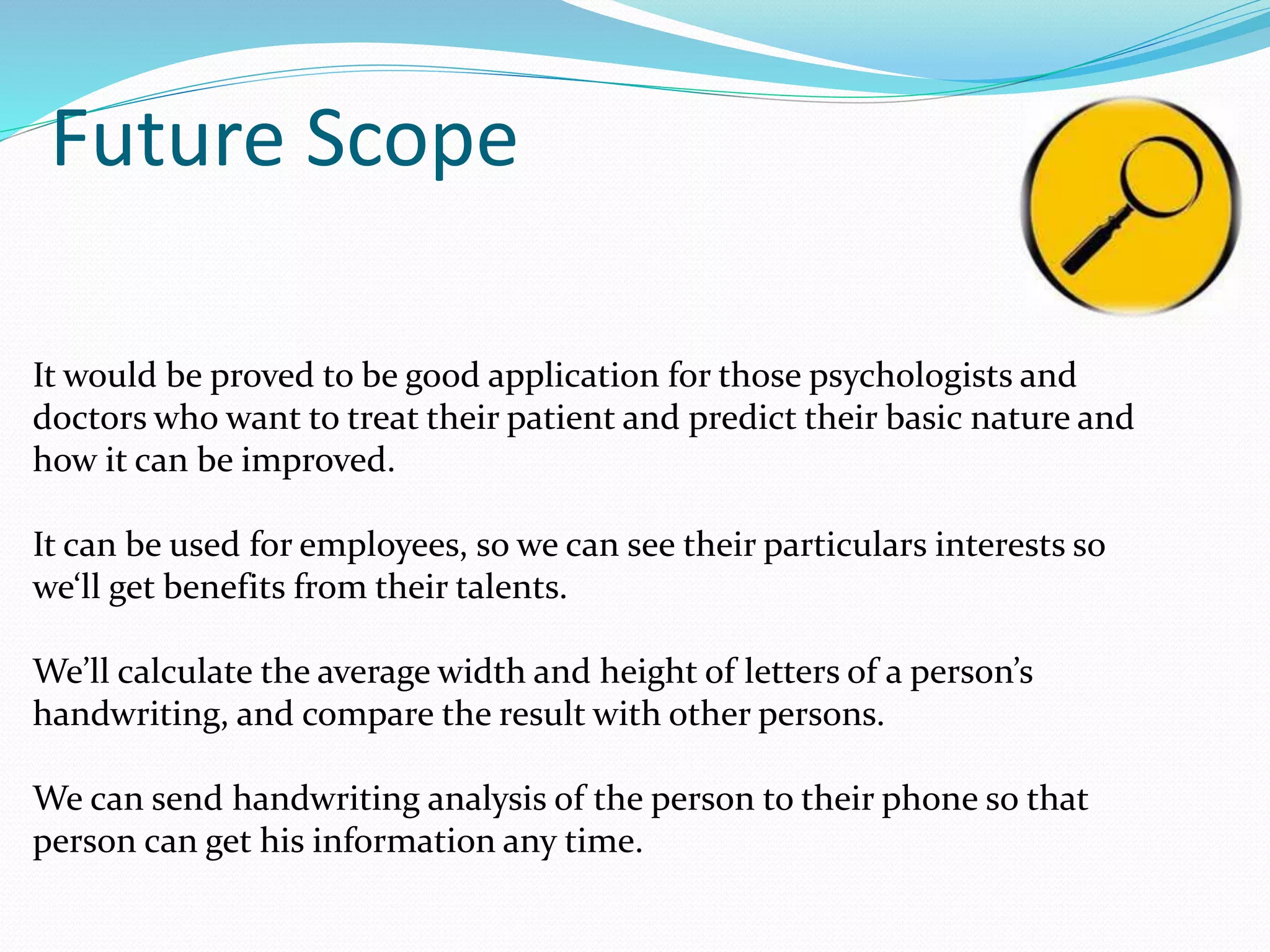 Personality Prediction using HandWriting Analysis | PPTX