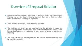 Recommendation Engine Project Presentation | PPTX