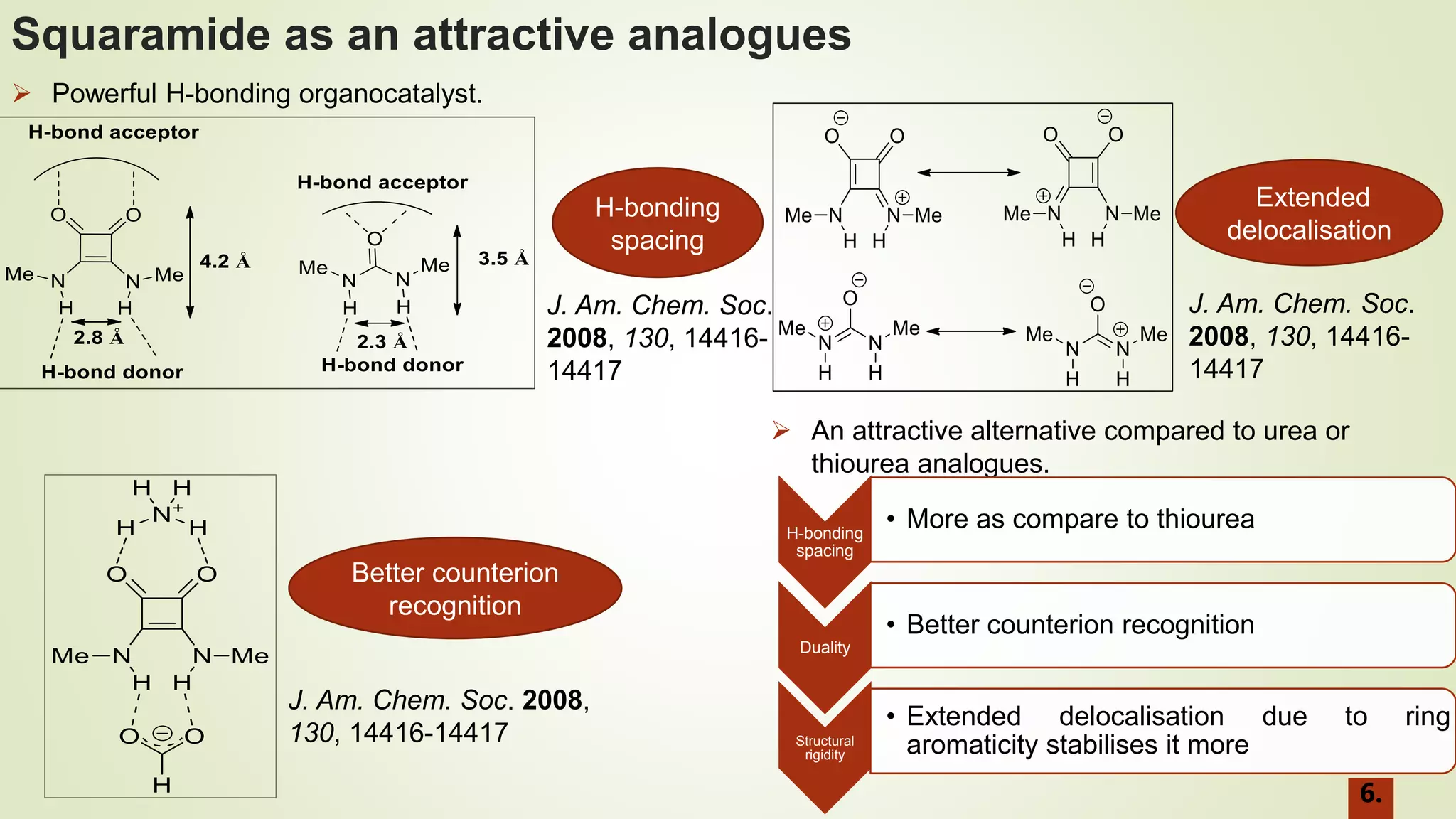 Evolution Of Proline Based Bifunctional Squaramide Catalyst Ppt
