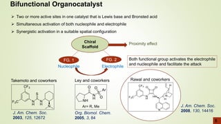 Evolution of Proline Based Bifunctional Squaramide Catalyst | PPT