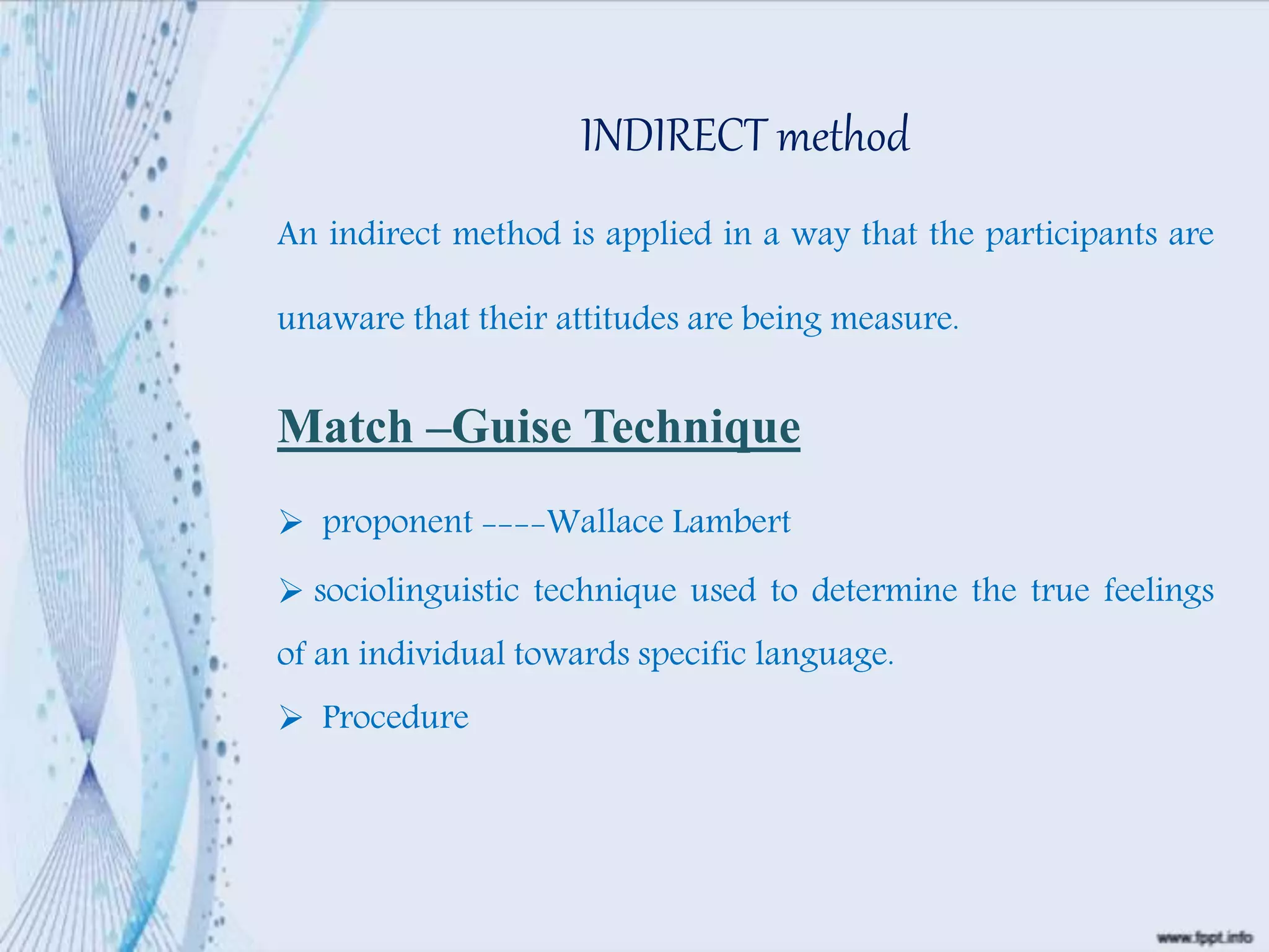 Measuring Language Attitude | PPTX