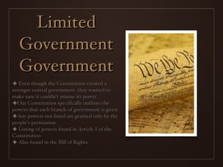 Major Principles of the Constitution | PPT | Civic affairs | Politics