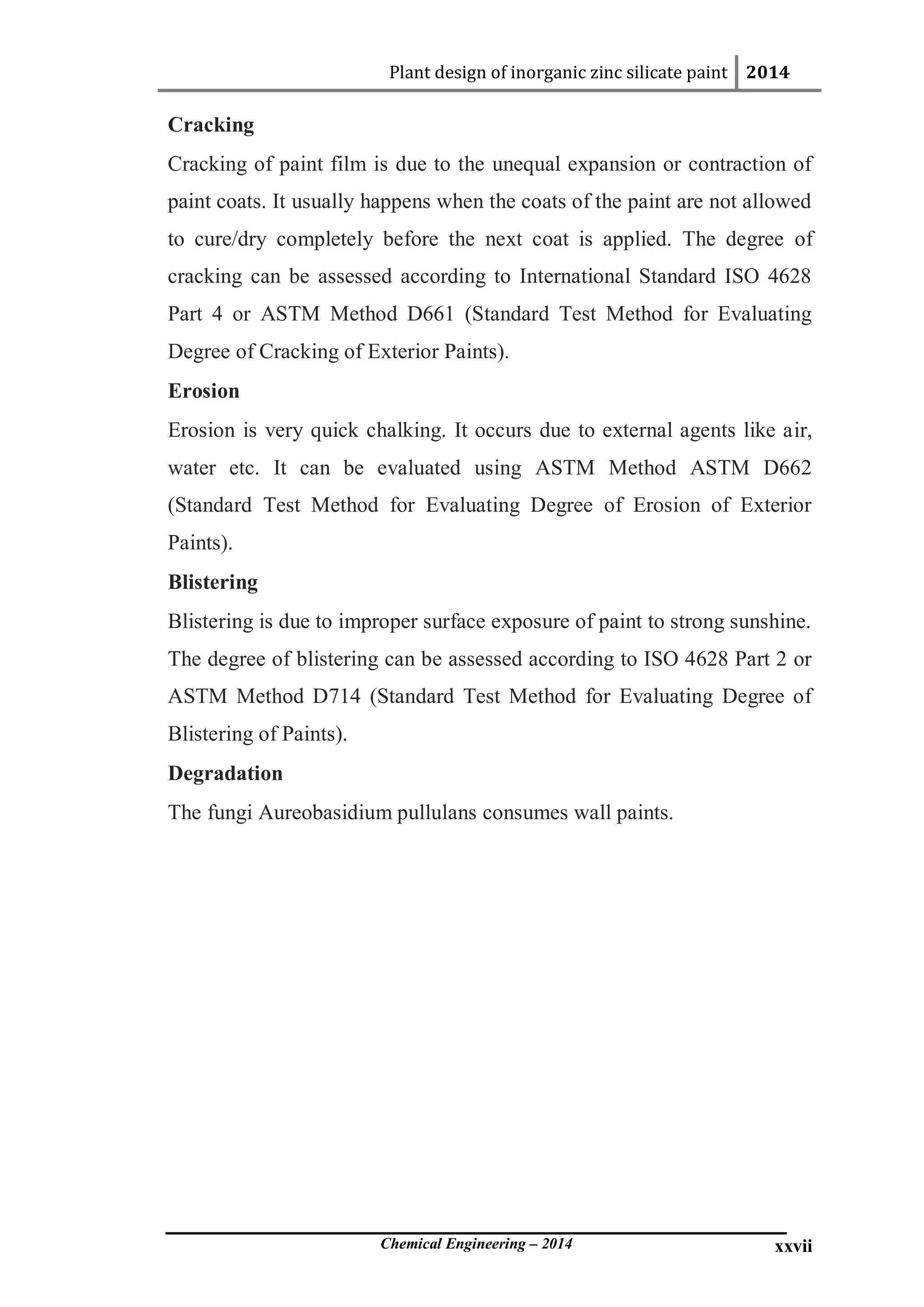 Plant design of inorganic zinc silicate paint (project report part 1) | PDF