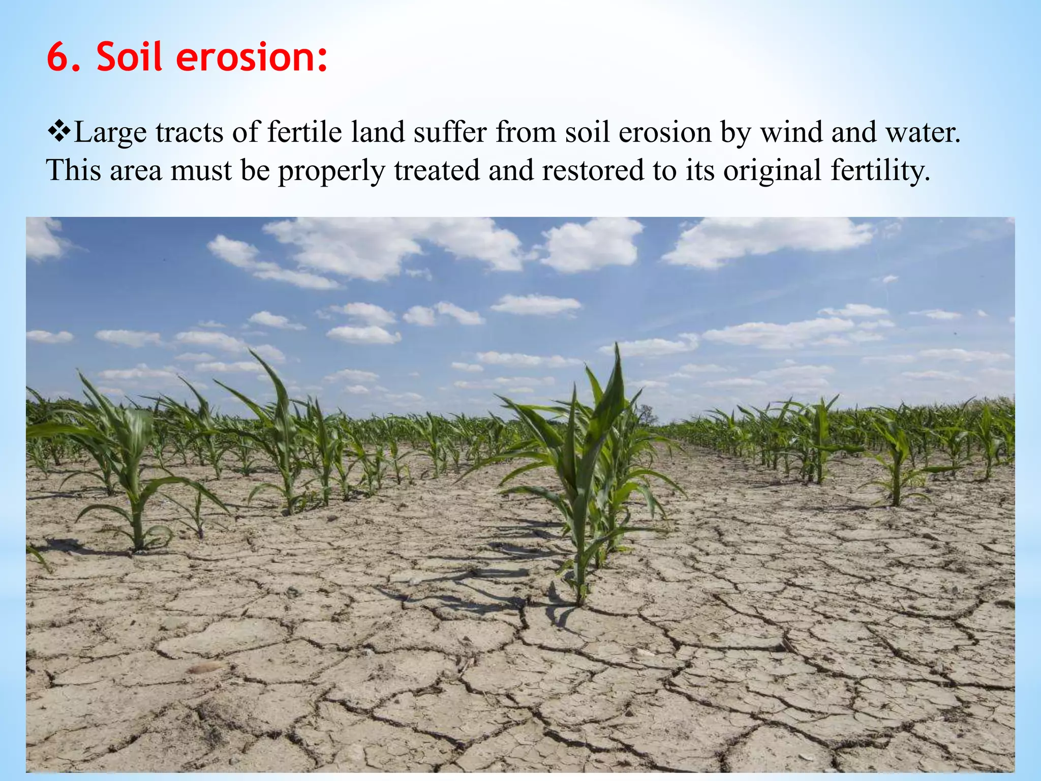 Major problems in agriculture | PPTX