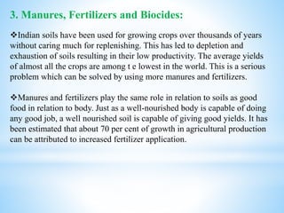 Major problems in agriculture | PPTX