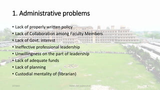 Major problems in LIS.pptx