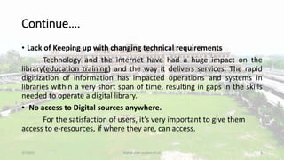 Major problems in LIS.pptx