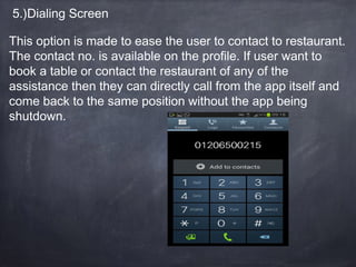 Restaurant Finder Android Application project Presentation | PPT